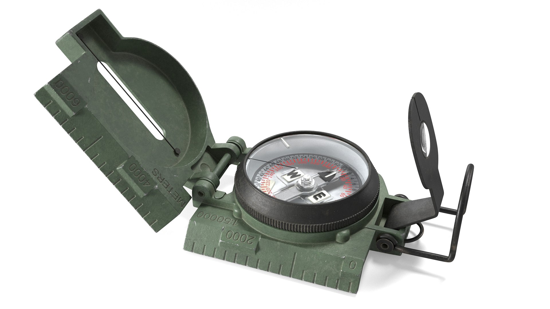 3D Military Compass Rigged - TurboSquid 2024268