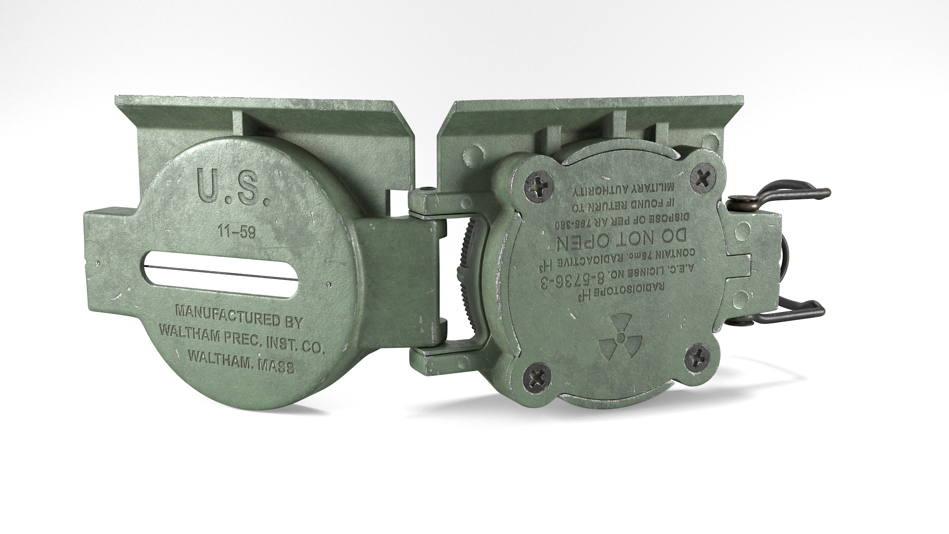 3D Military Compass Rigged - TurboSquid 2024268