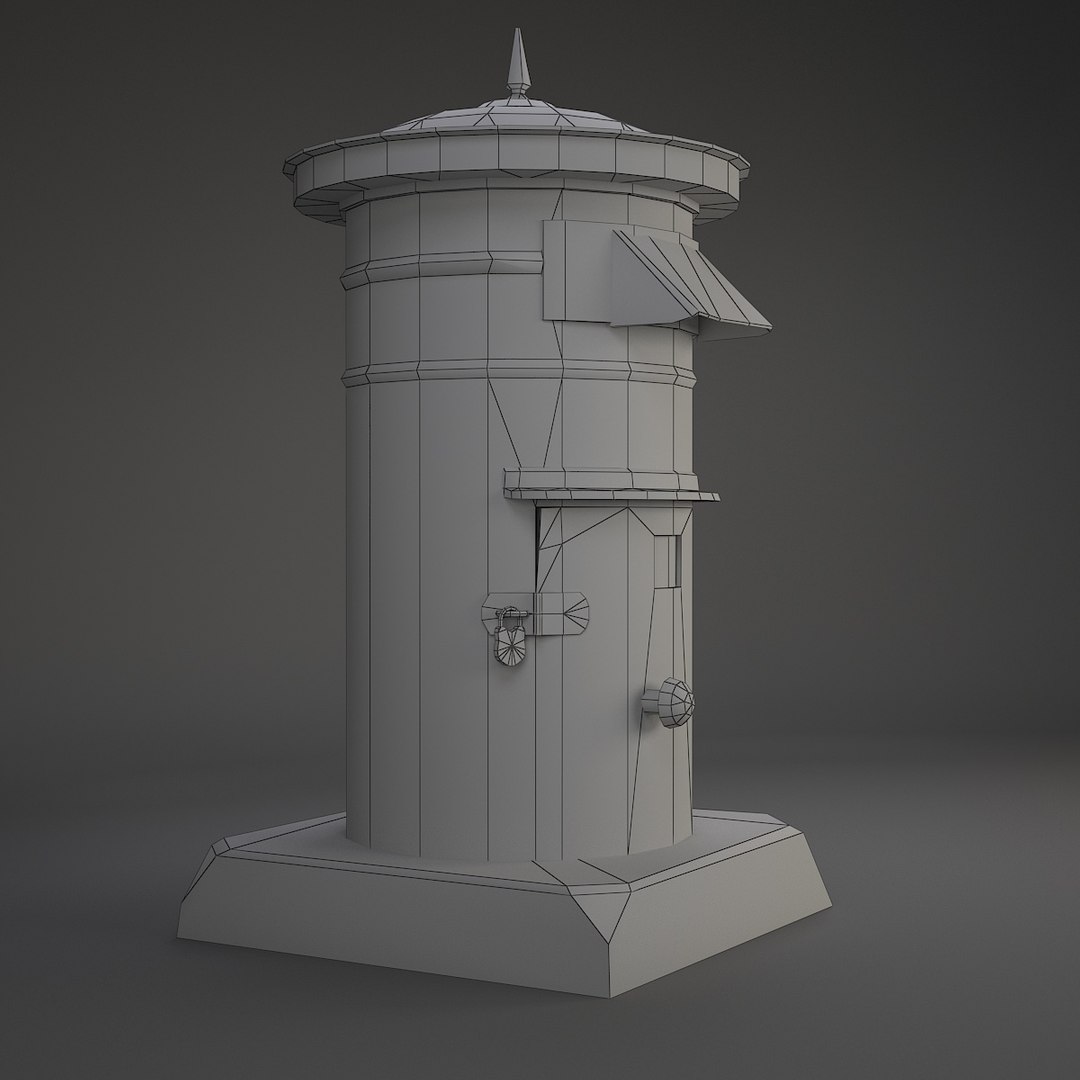 3D Asset Indian Post Box - TurboSquid 1356674