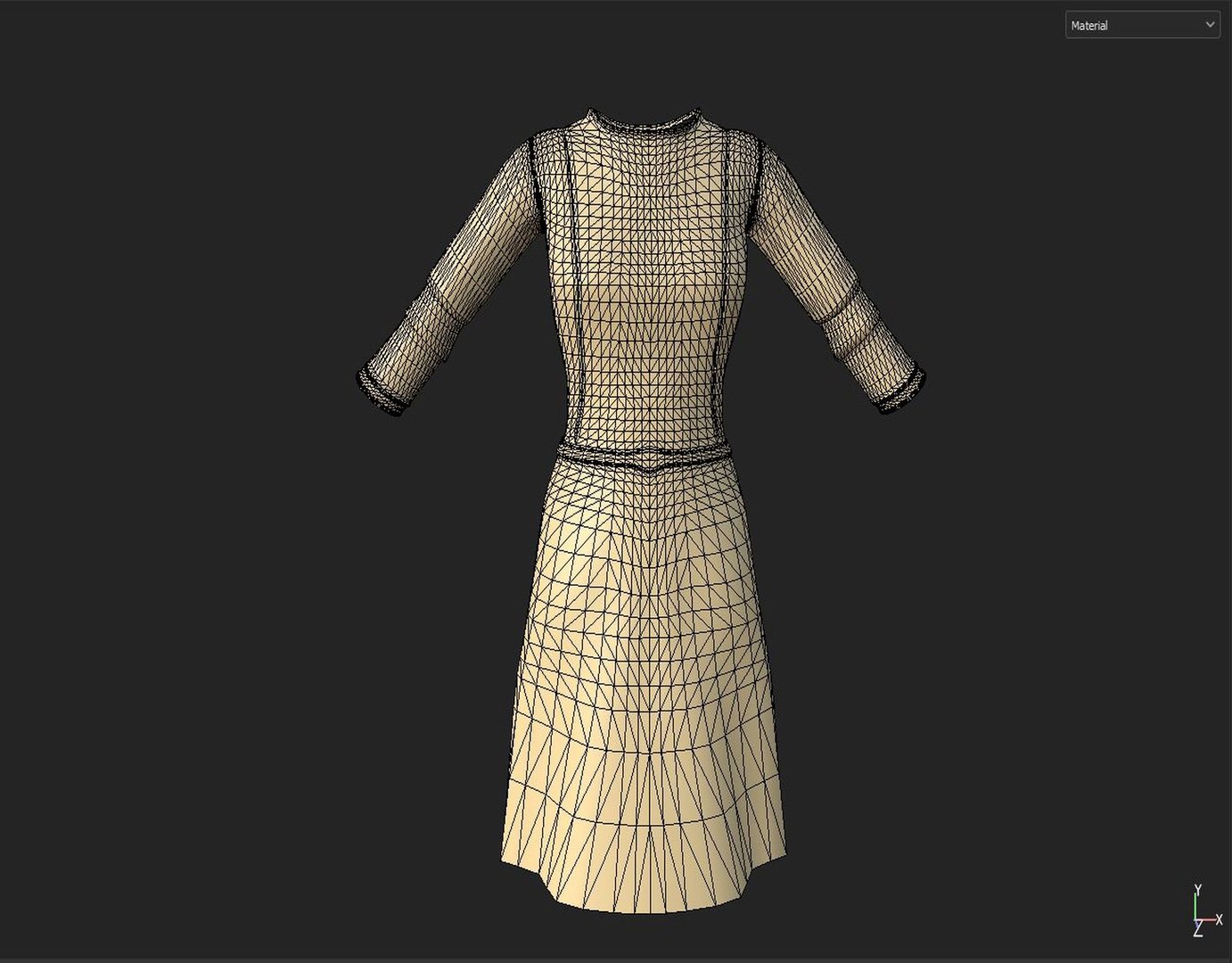 3D Dress - TurboSquid 2345411