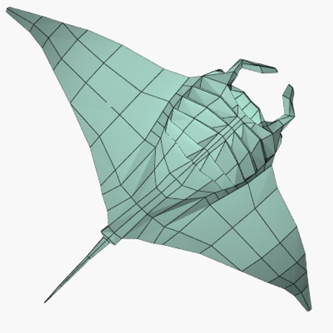 Manta Rays 3d Model