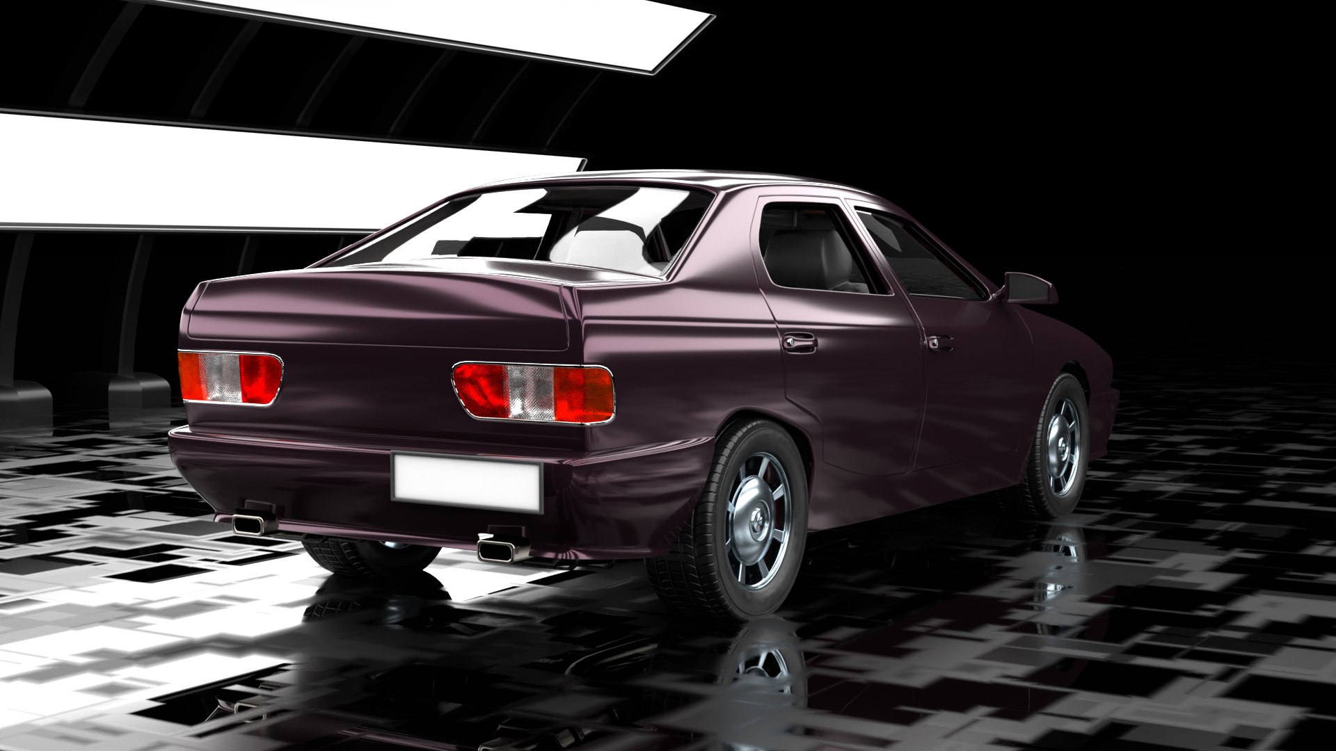 General 90s Sedan 3D Model - TurboSquid 1964431