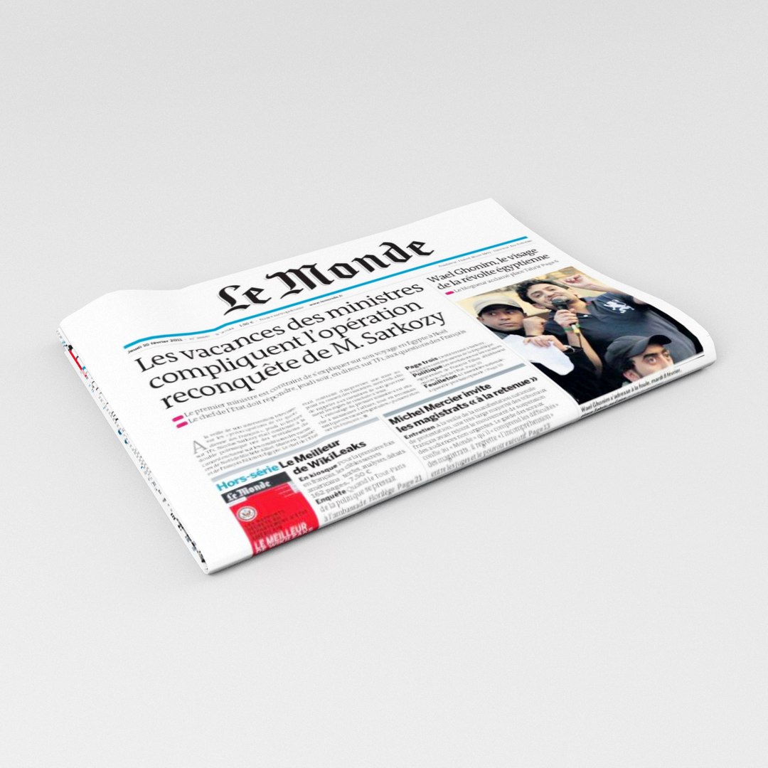 Editable Newspaper New York Model - TurboSquid 1323551