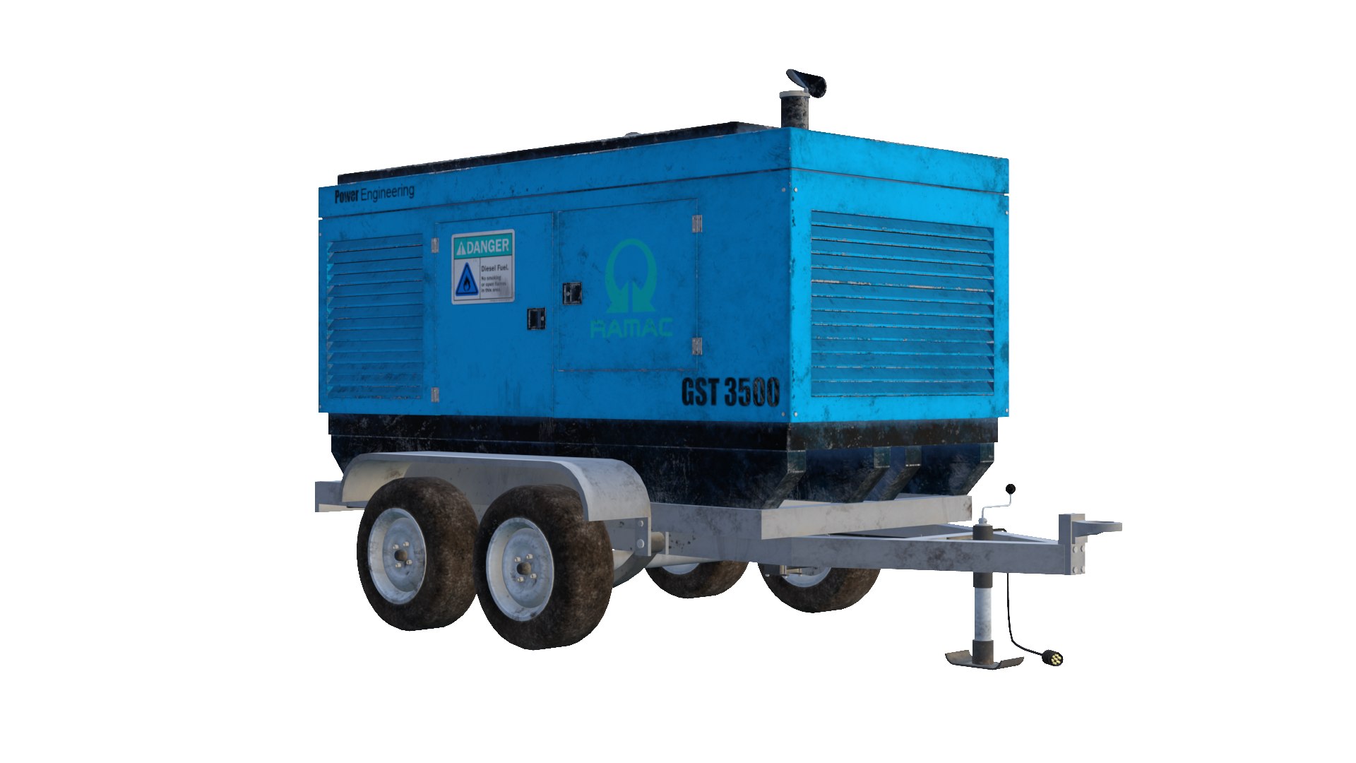 3D Blue Generator - TurboSquid 2375916