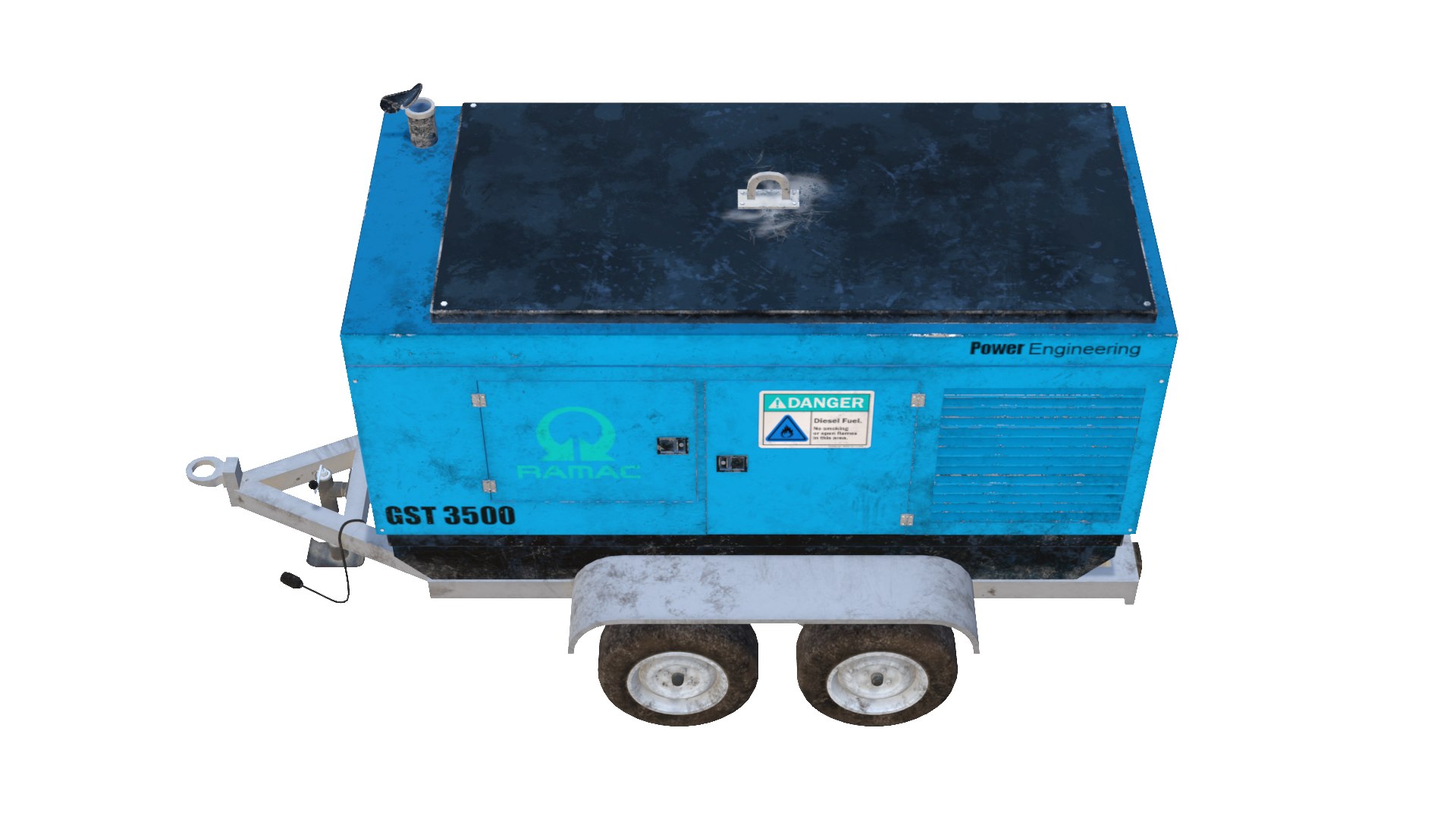 3D Blue Generator - TurboSquid 2375916