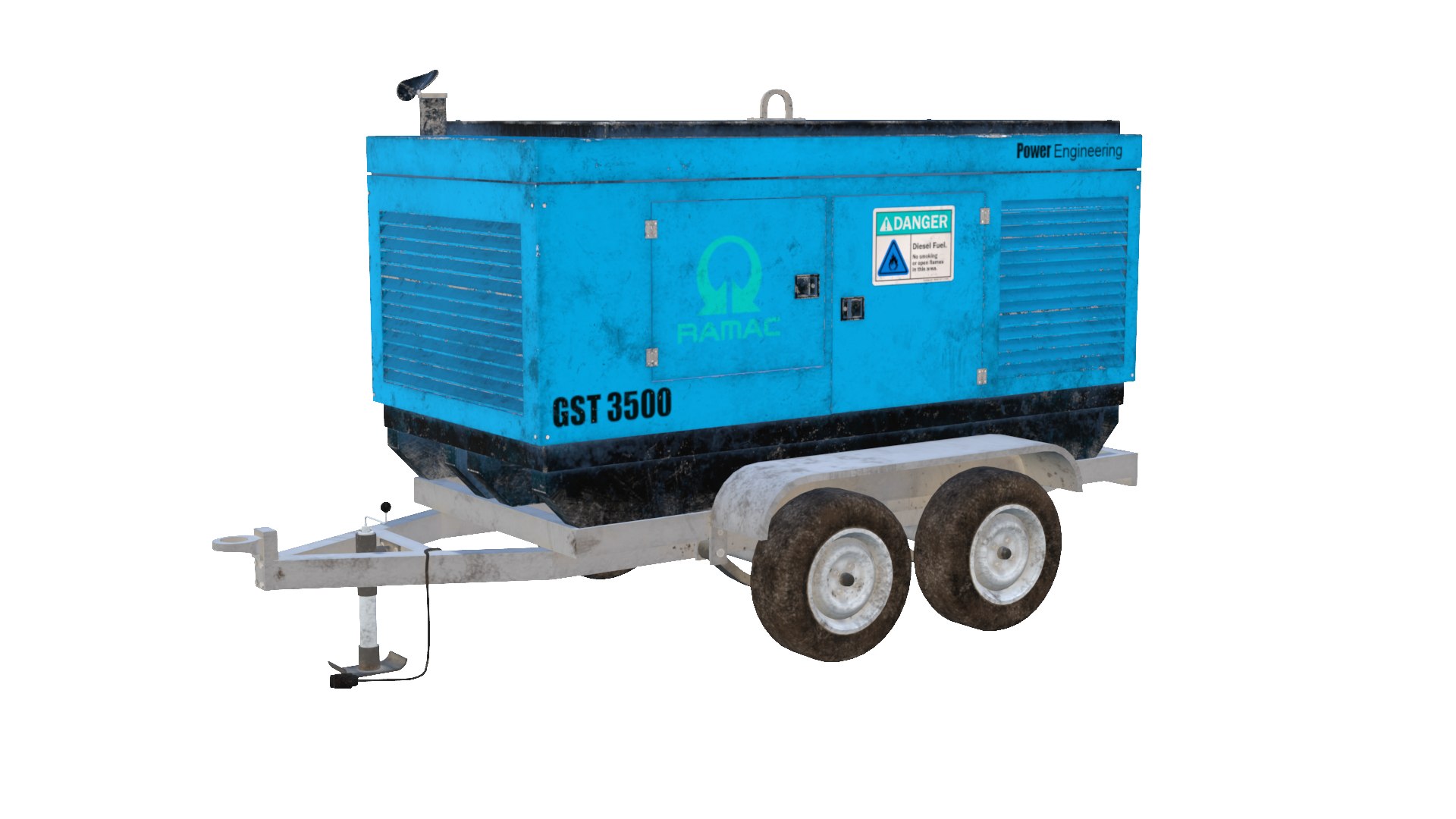 3D Blue Generator - TurboSquid 2375916