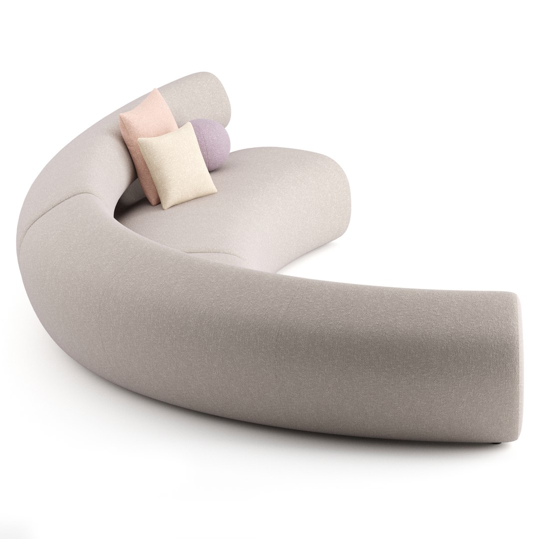 Gruuve Sofa Set02 By Moroso 3D Model - TurboSquid 2235549