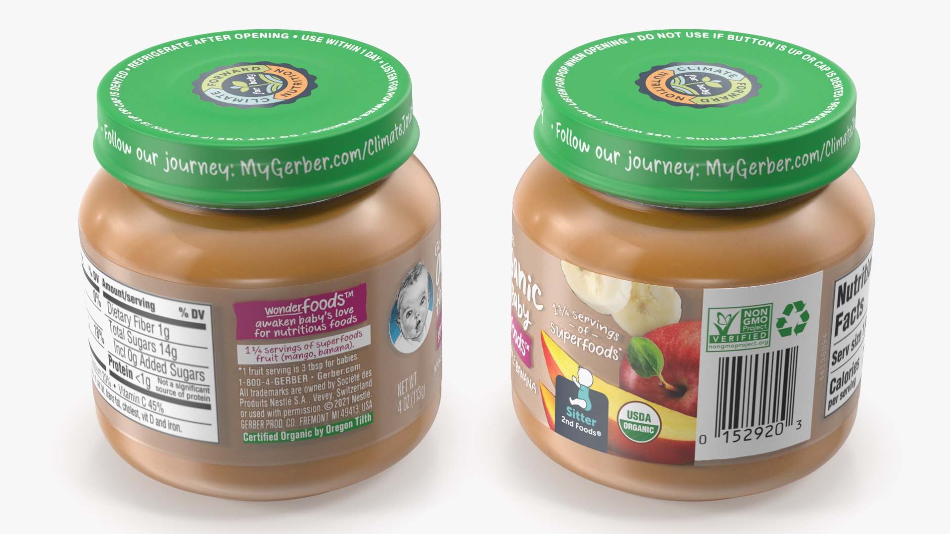 Gerber Baby Food Jars 113g Collection 3D - TurboSquid 2118811