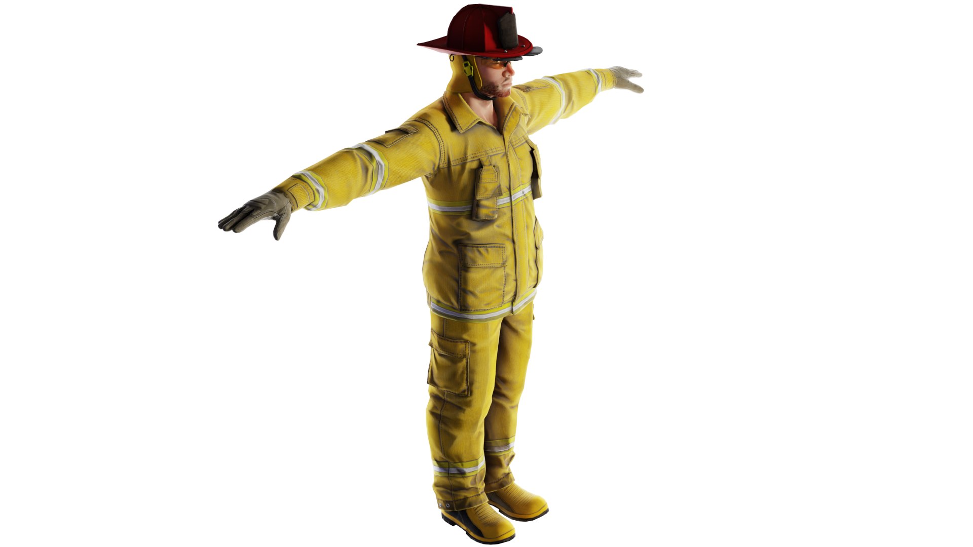 3D Brave Protector HighQuality Firefighter - TurboSquid 2095658