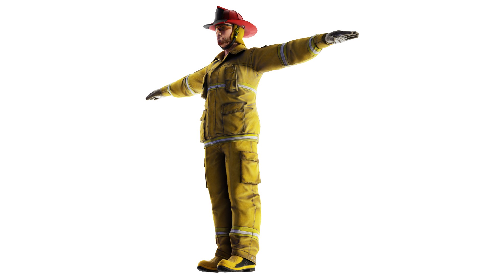 3D Brave Protector HighQuality Firefighter - TurboSquid 2095658
