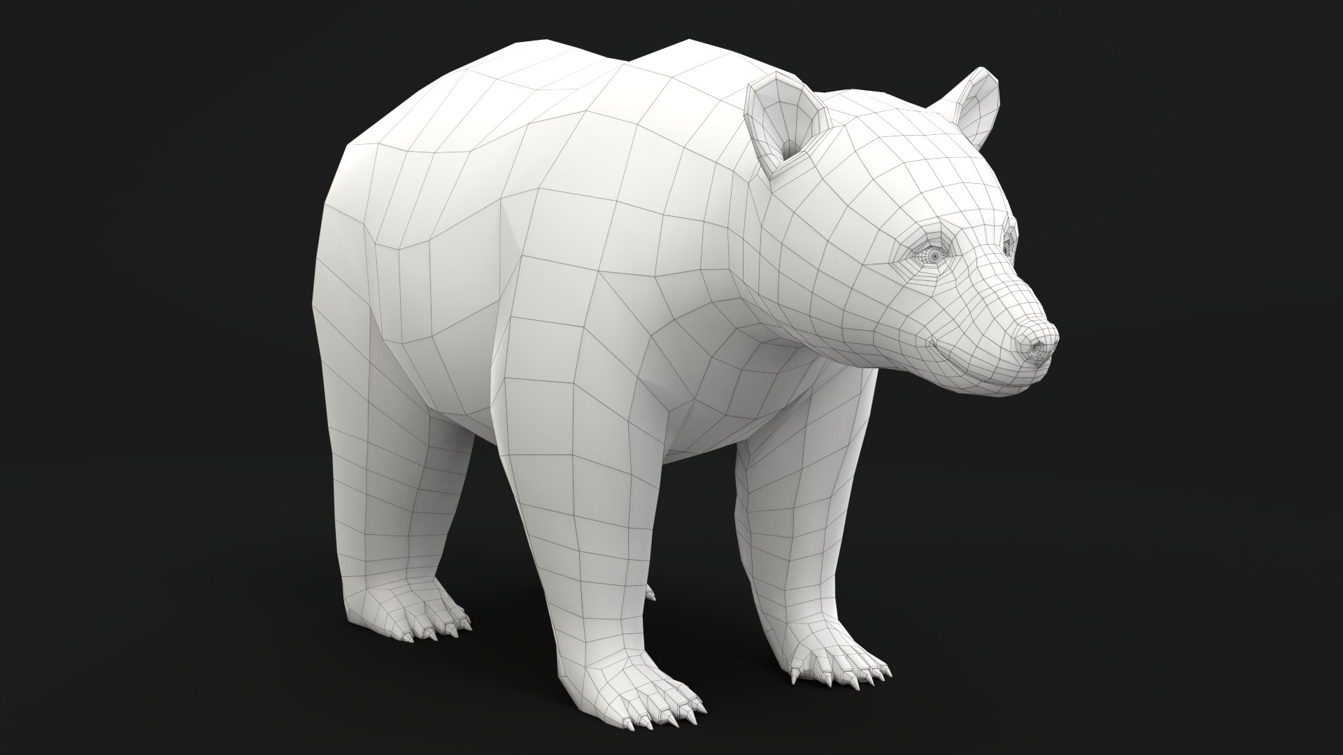 3D Bear Cartoon Model - TurboSquid 1508513