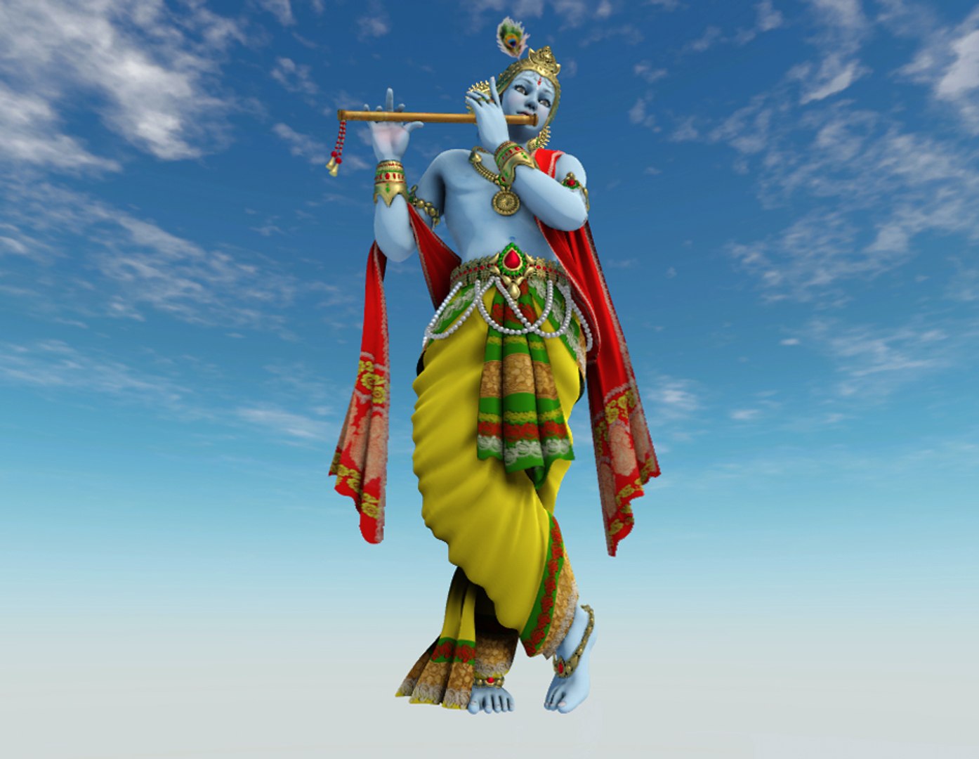 Krishna 3D Model - TurboSquid 1375443