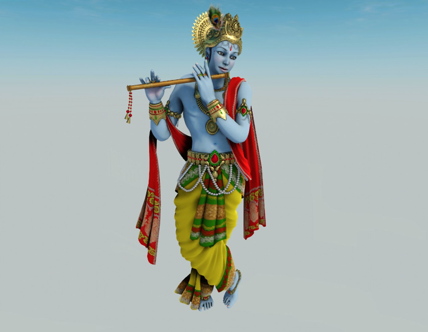 Krishna 3D Model - TurboSquid 1375443