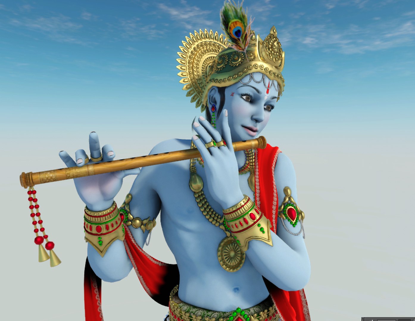 Krishna 3D Model - TurboSquid 1375443