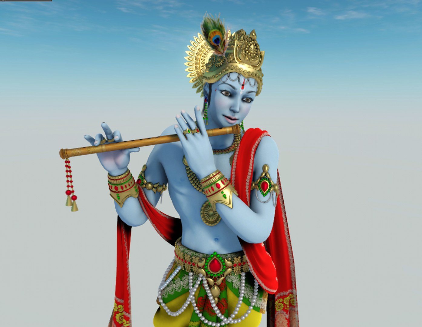 Krishna 3D Model - TurboSquid 1375443