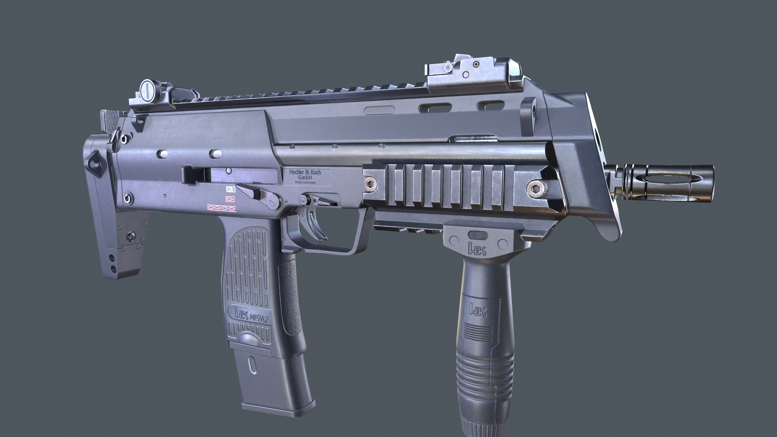 홍콩 MP7A2 3D 모델 - TurboSquid 1652795