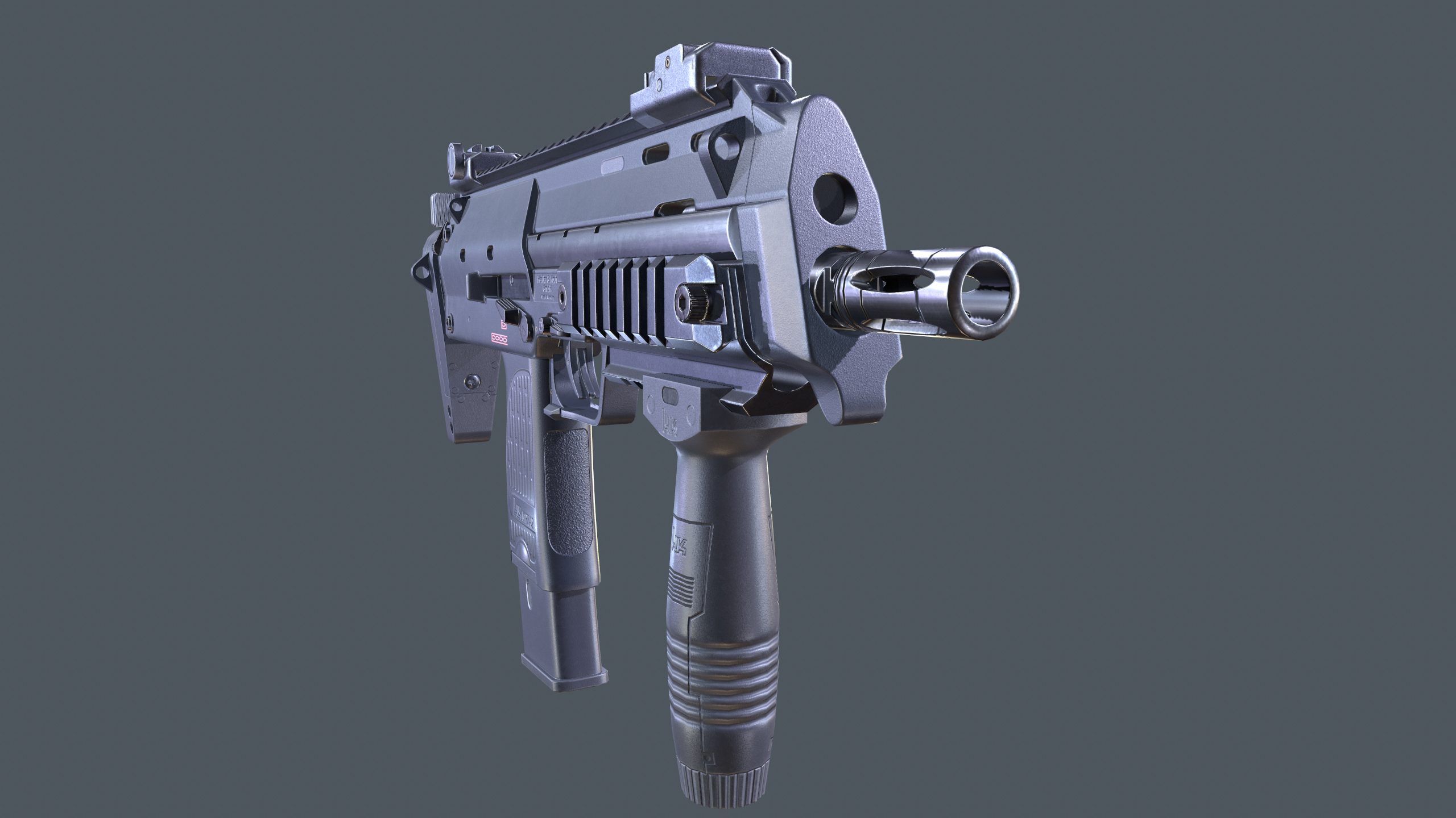 HK MP7A2 Modelo 3D - TurboSquid 1652795
