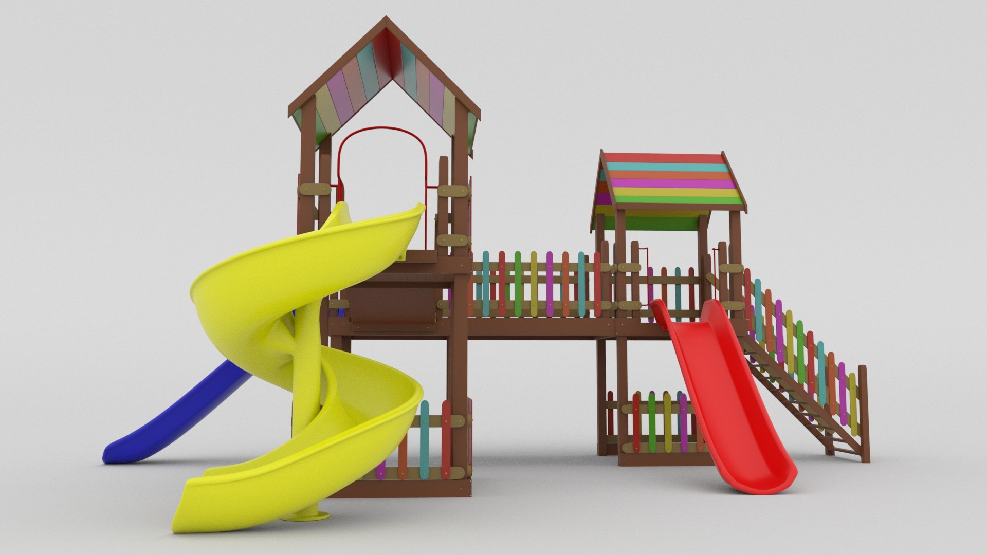 Playground Slide 3D Model - TurboSquid 1804671