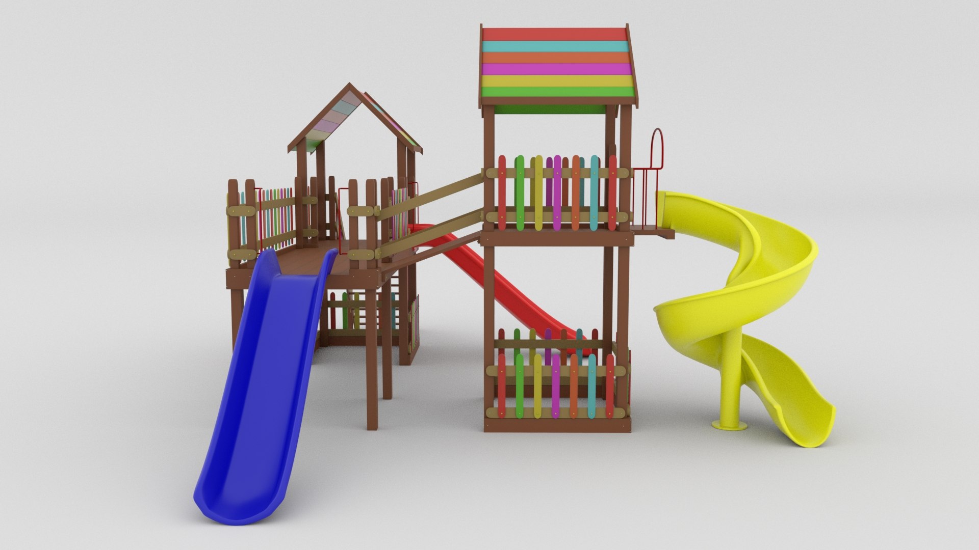 Playground Slide 3D Model - TurboSquid 1804671