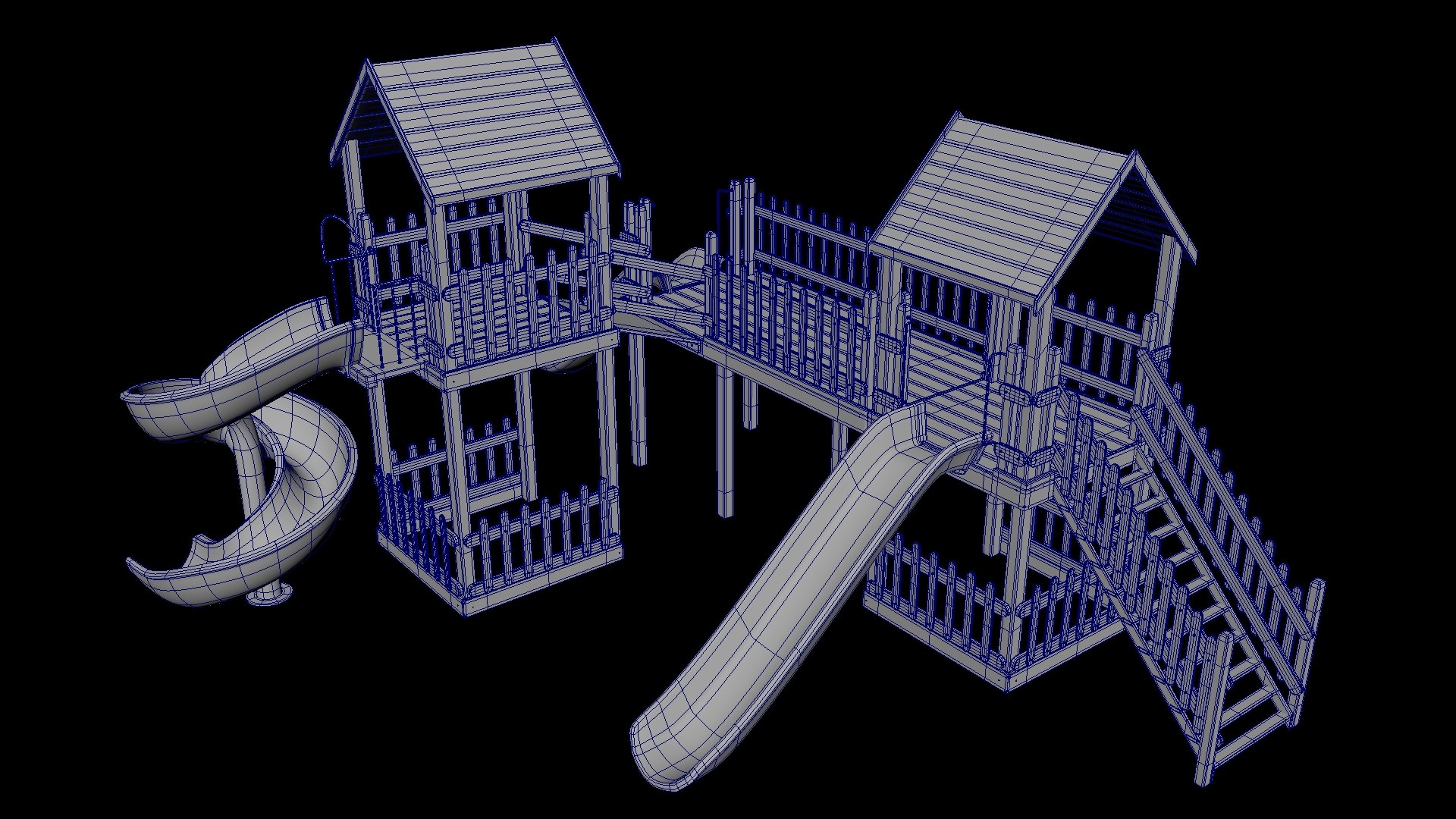Playground Slide 3D Model - TurboSquid 1804671
