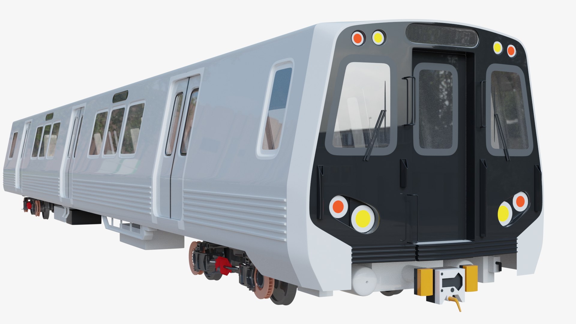 Chicago And Washington Metro Trains 3D Model - TurboSquid 2100593