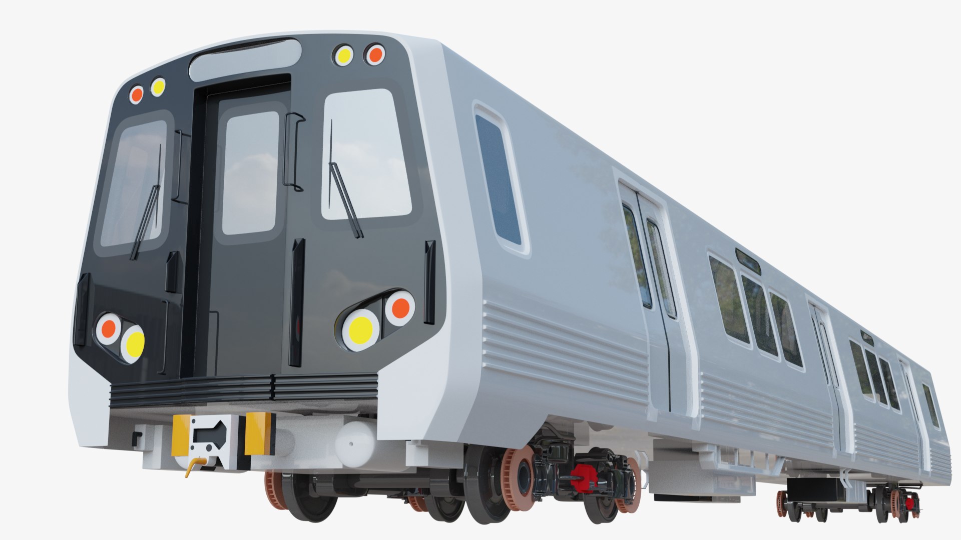 Chicago And Washington Metro Trains 3D Model - TurboSquid 2100593