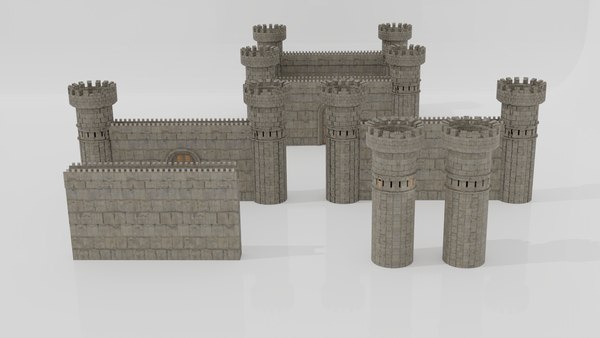 Kostenlos 3D Castle-Village Spiel Modelle | TurboSquid