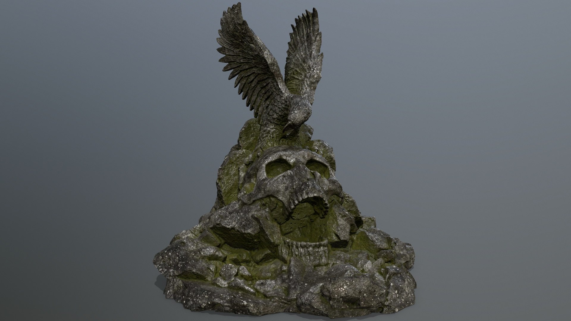 3D skull gate model - TurboSquid 1448941