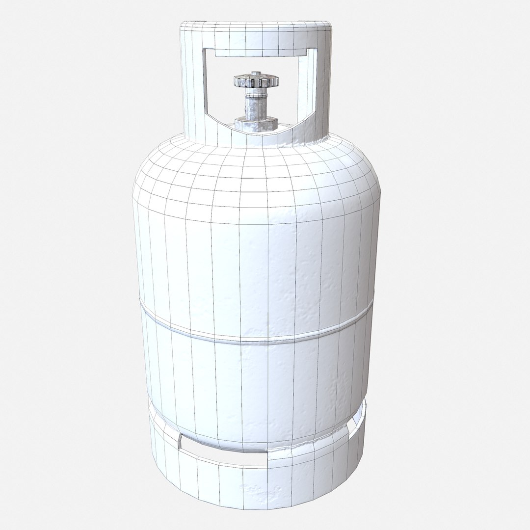3D Model Gas Cylinder - TurboSquid 1306292