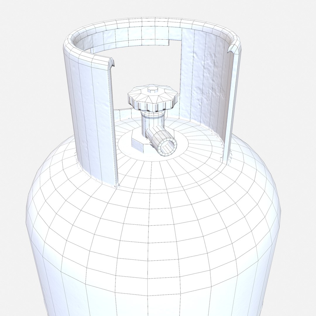 3D Model Gas Cylinder - TurboSquid 1306292