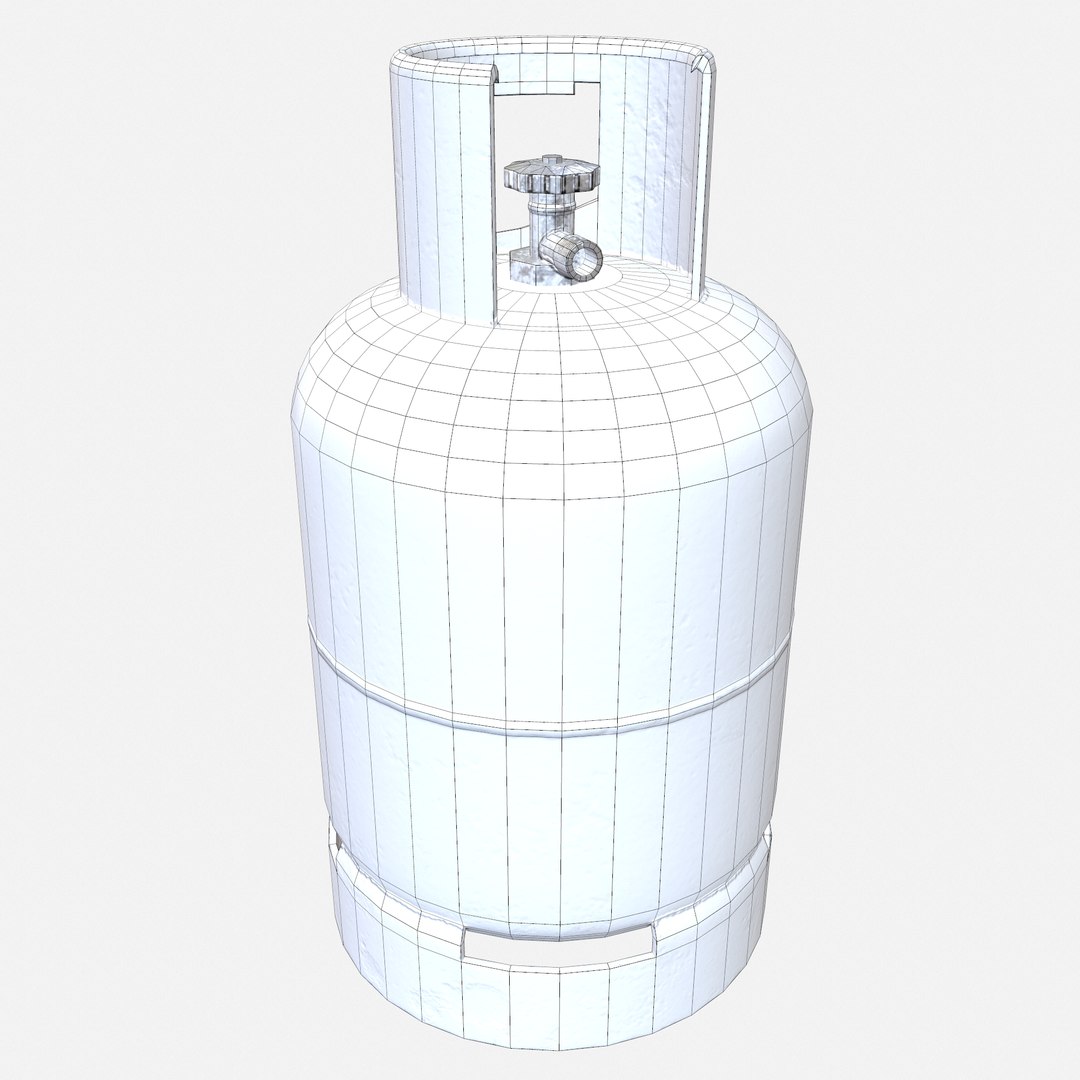 3D Model Gas Cylinder - TurboSquid 1306292