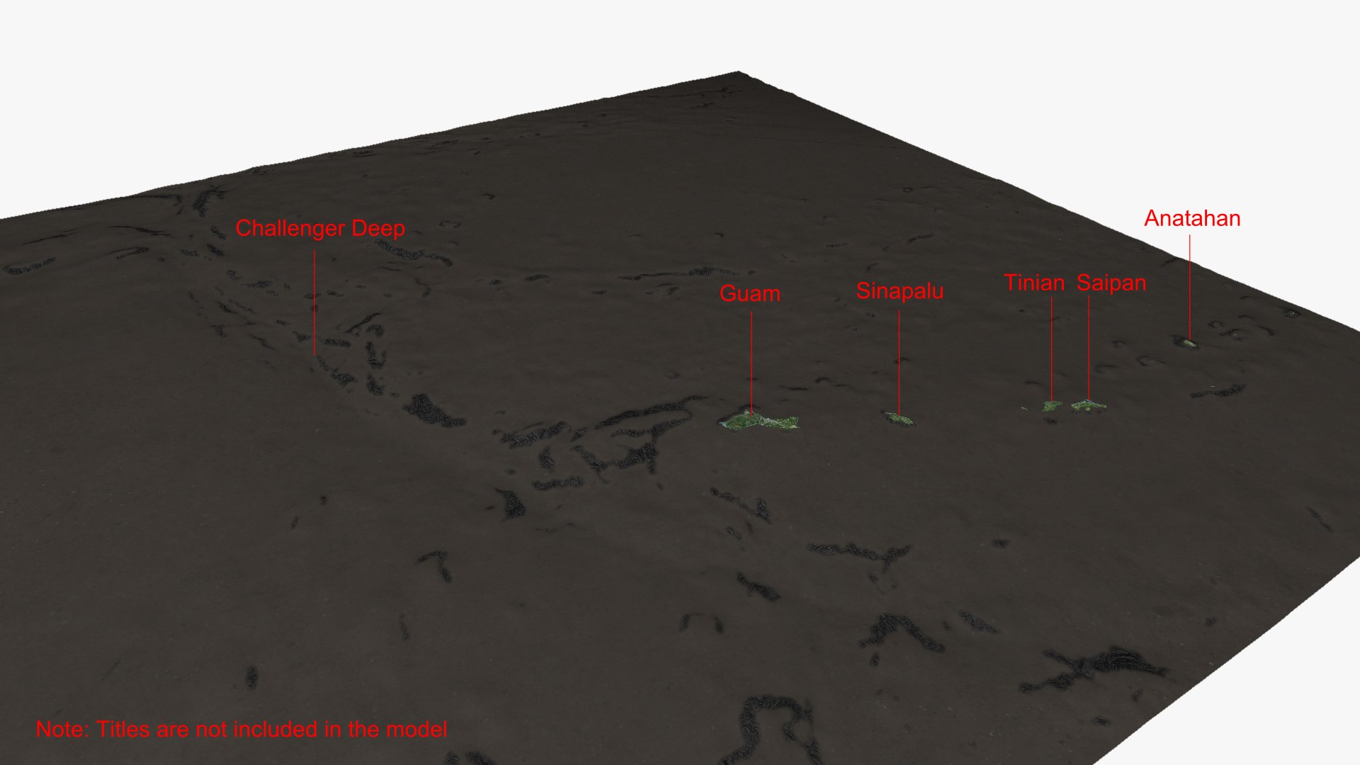 3D Model Mariana Trench - TurboSquid 2007367