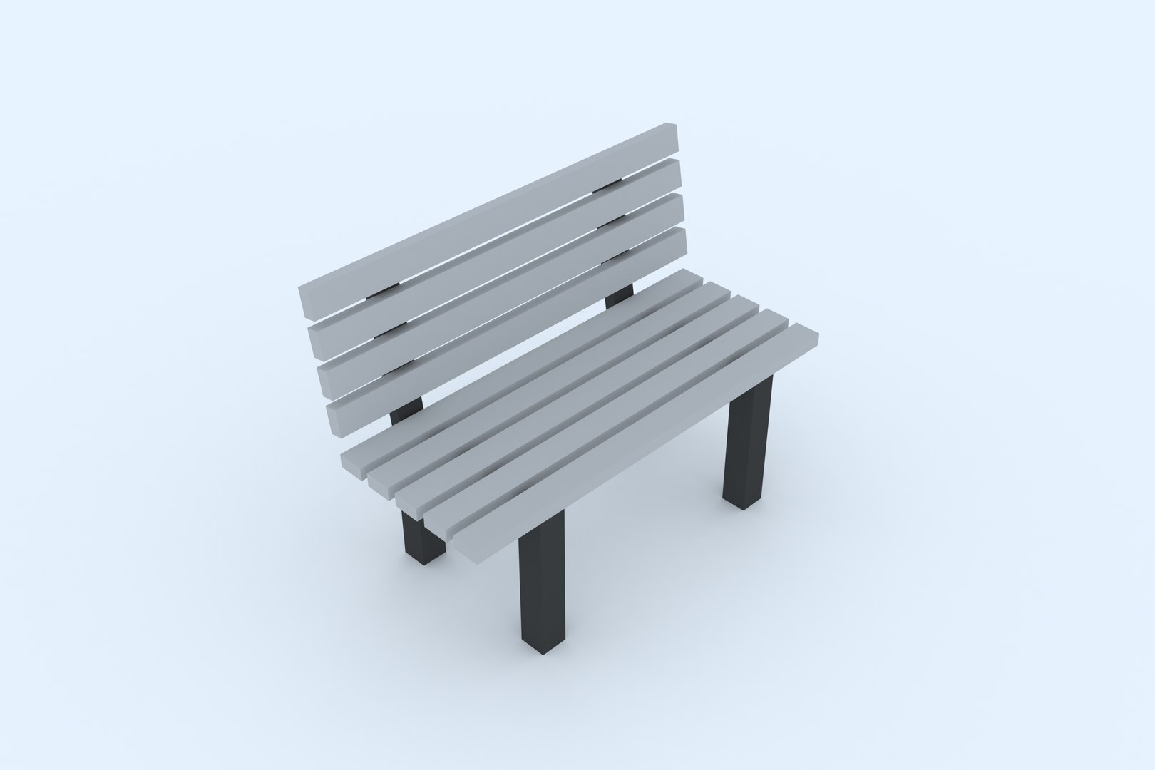 Park Bench 7 3D Model - TurboSquid 1729829
