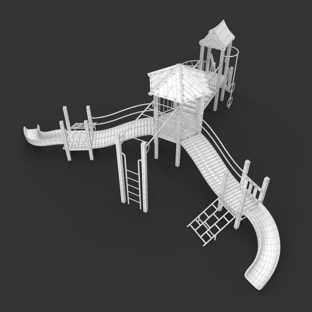 children s playground 3d max