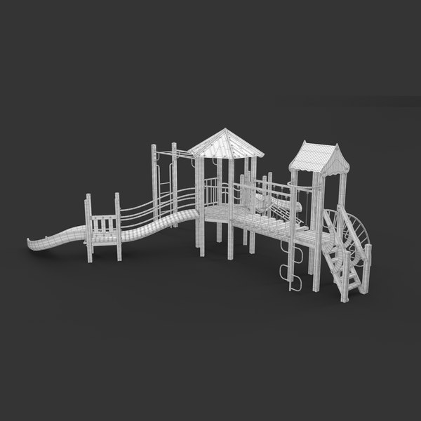 children s playground 3d max