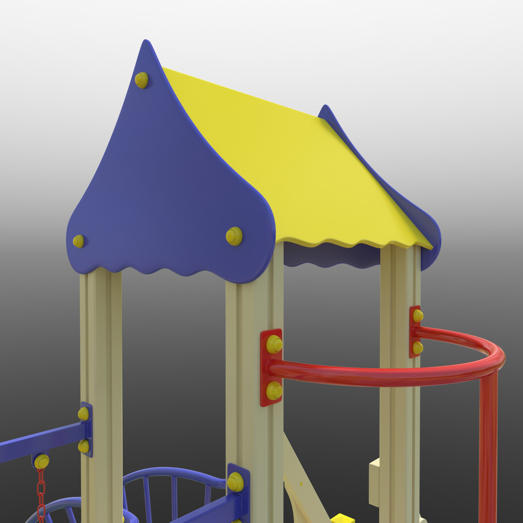 children s playground 3d max