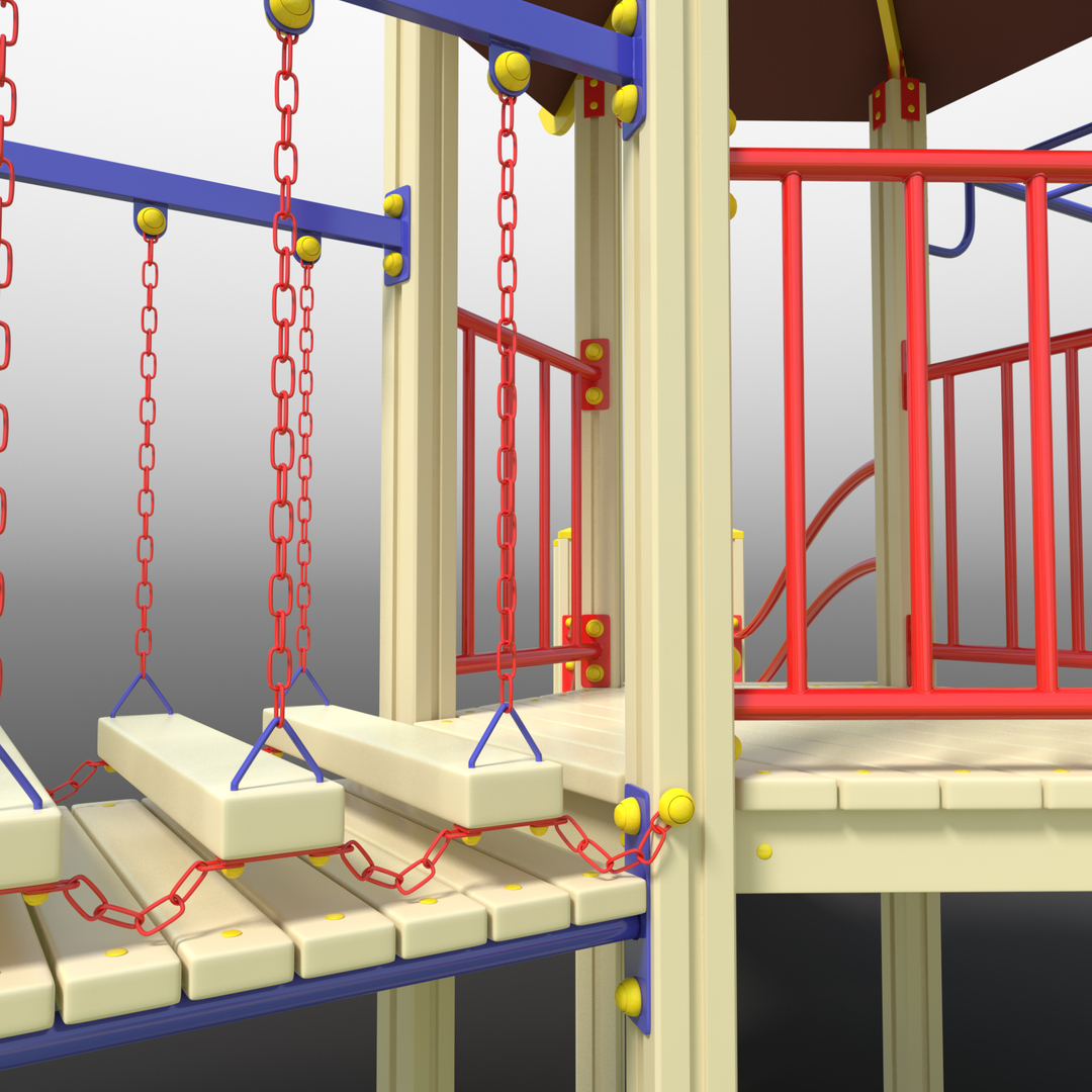 children s playground 3d max