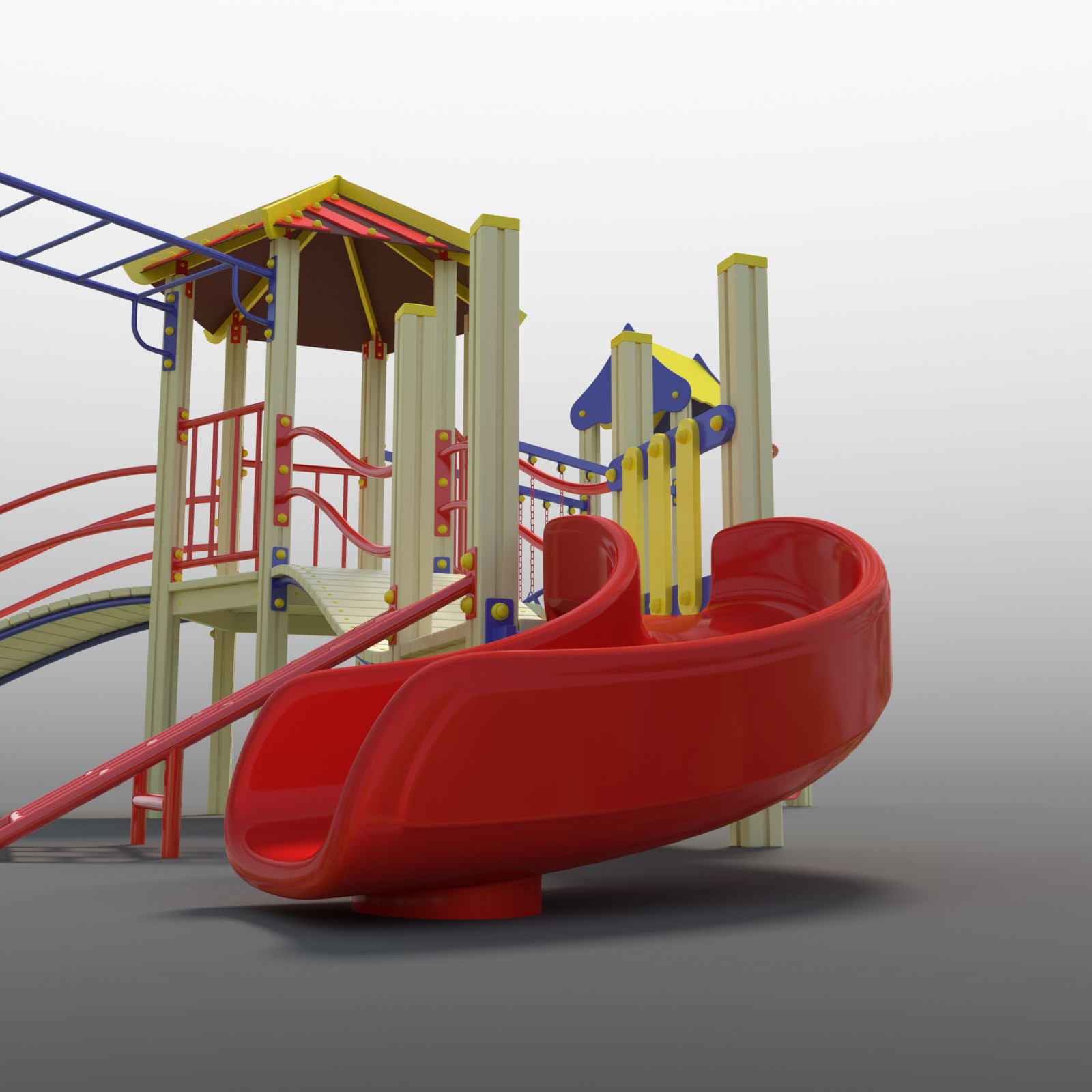 children s playground 3d max