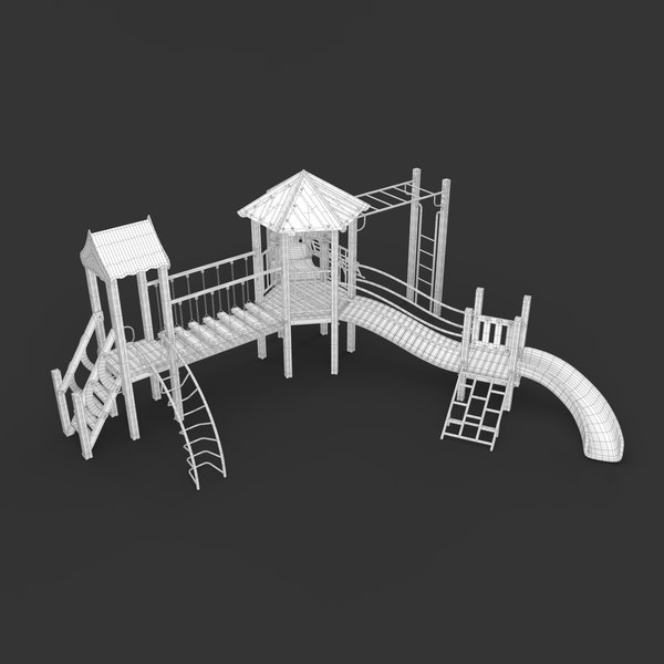 children s playground 3d max