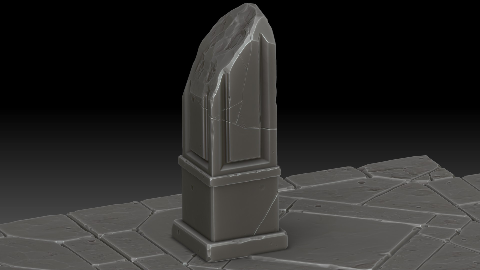 3D Model Stylized Ruin - TurboSquid 1847070