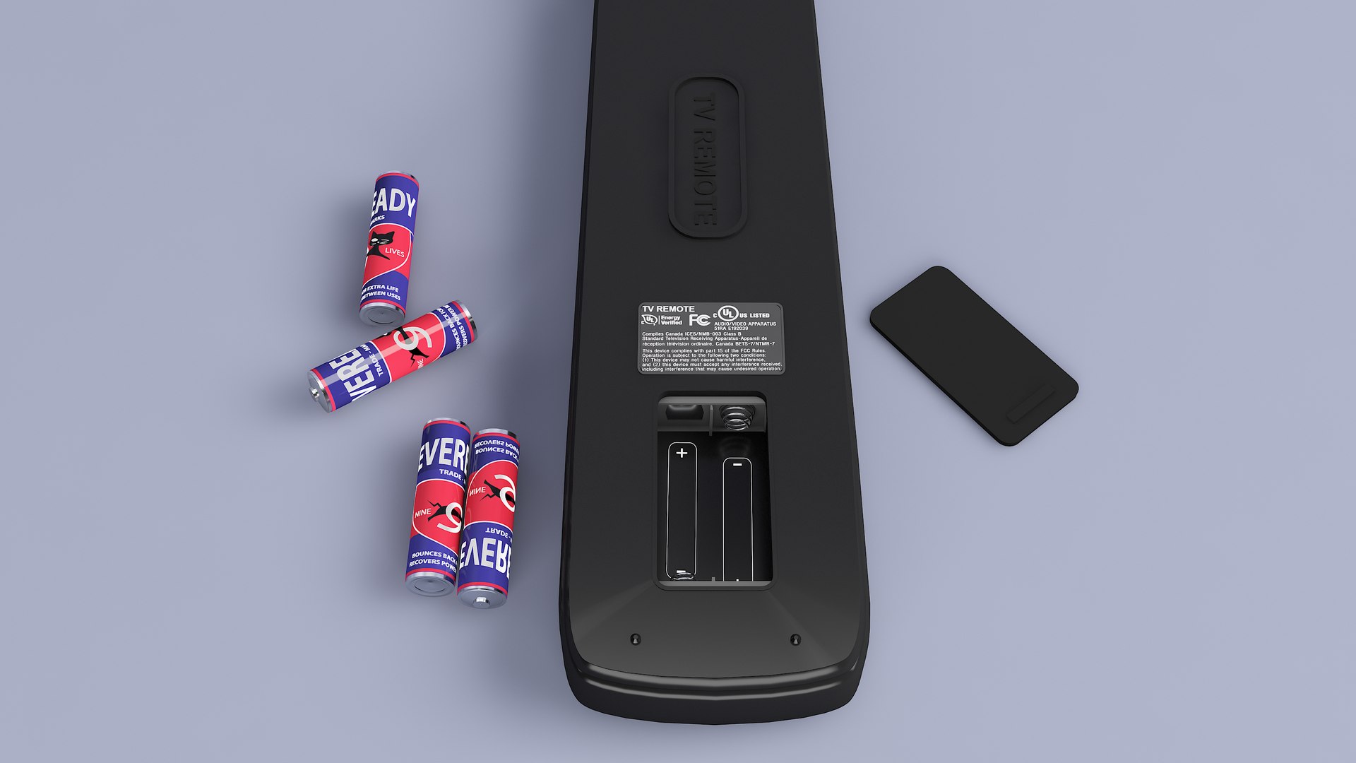 Remote Control Battrey 3D Model - TurboSquid 1461065