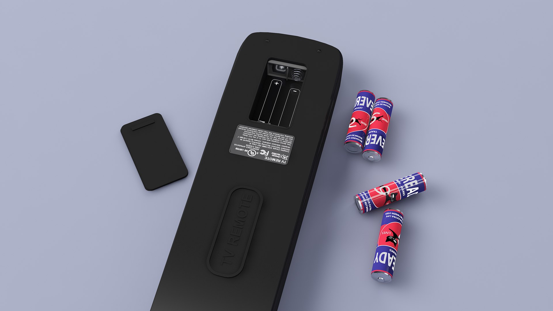 Remote Control Battrey 3D Model - TurboSquid 1461065