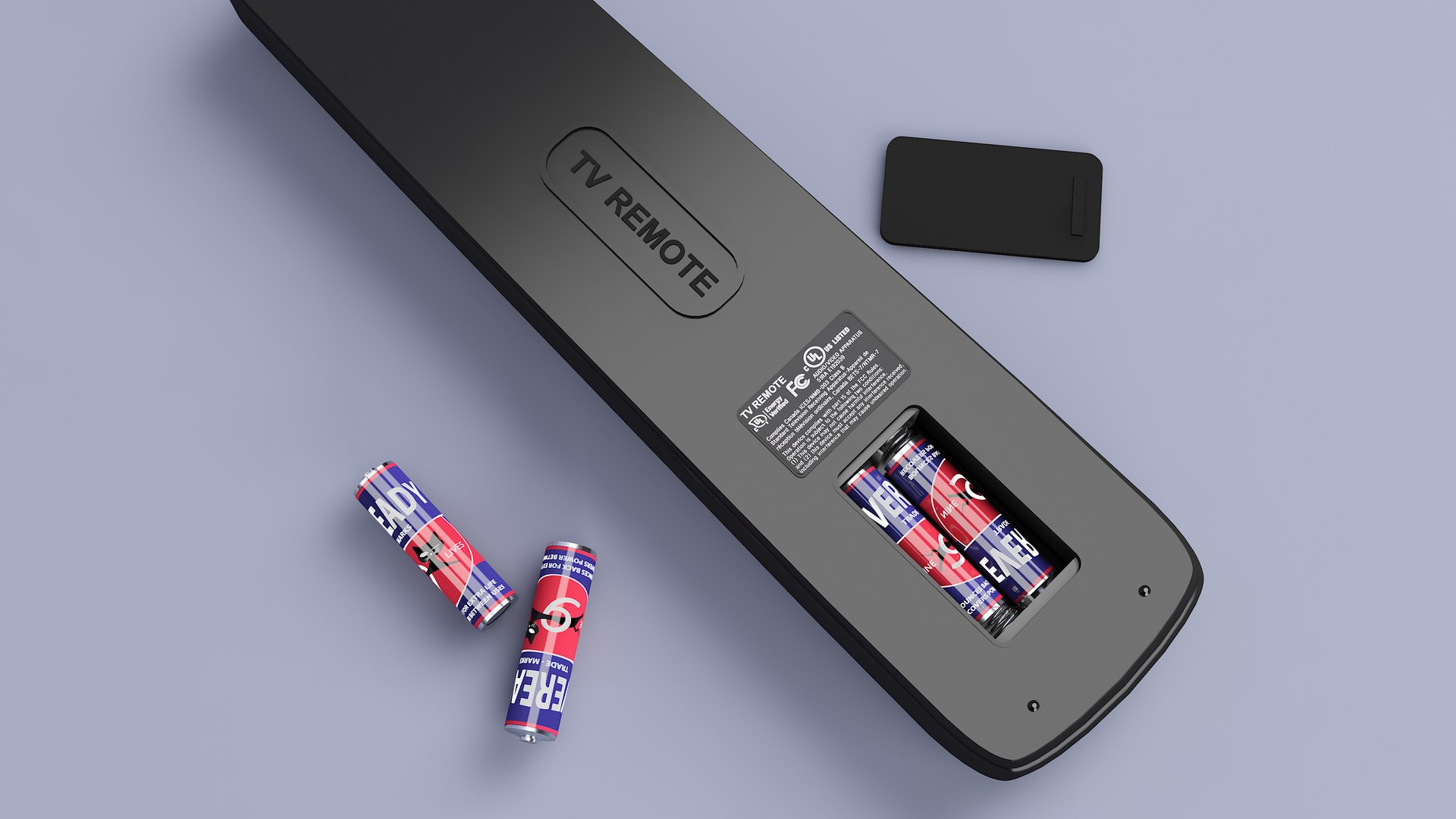 Remote Control Battrey 3D Model - TurboSquid 1461065