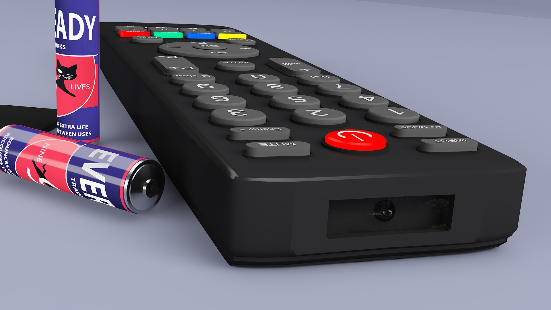 Remote Control Battrey 3D Model - TurboSquid 1461065