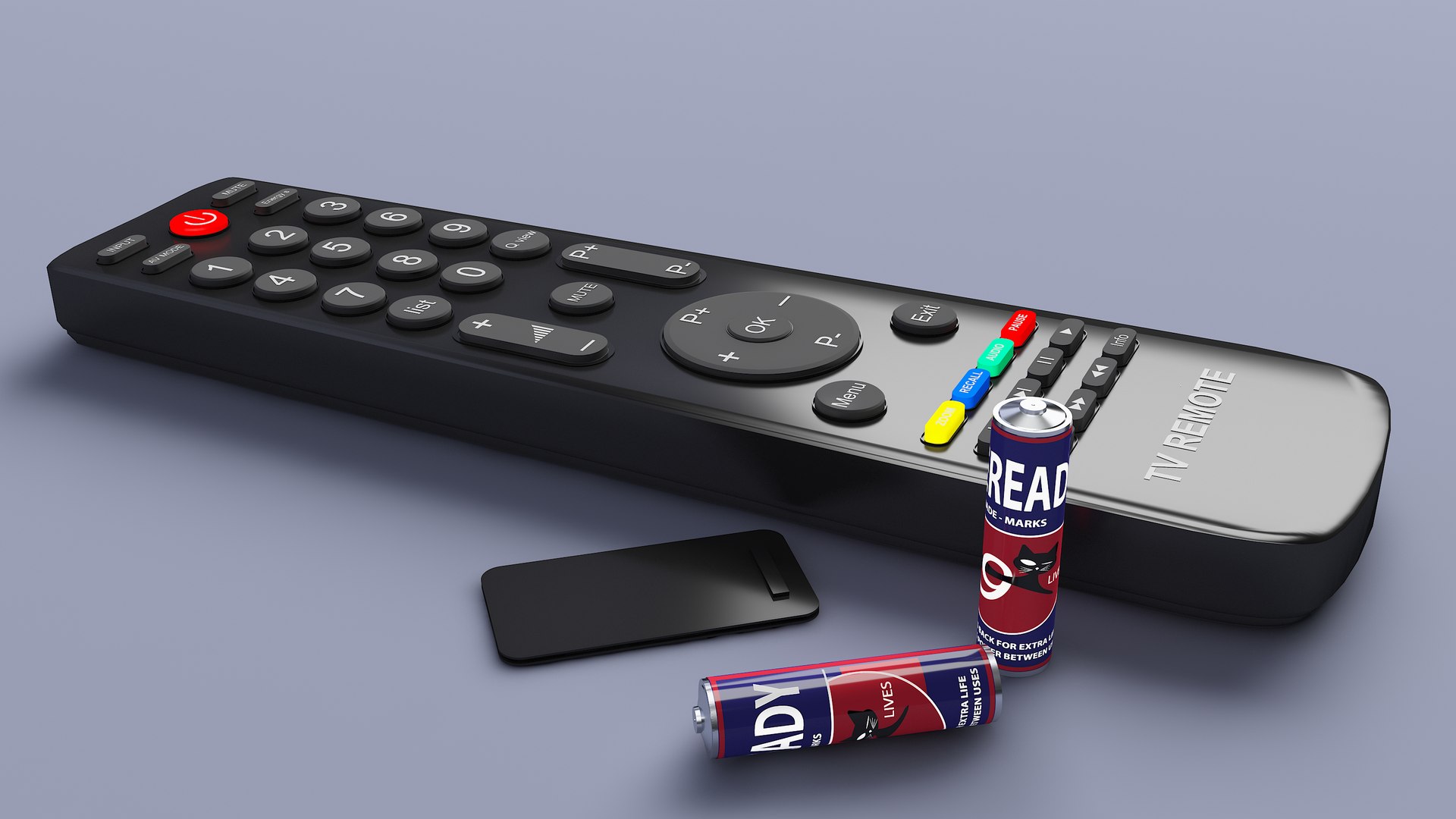 Remote Control Battrey 3D Model - TurboSquid 1461065