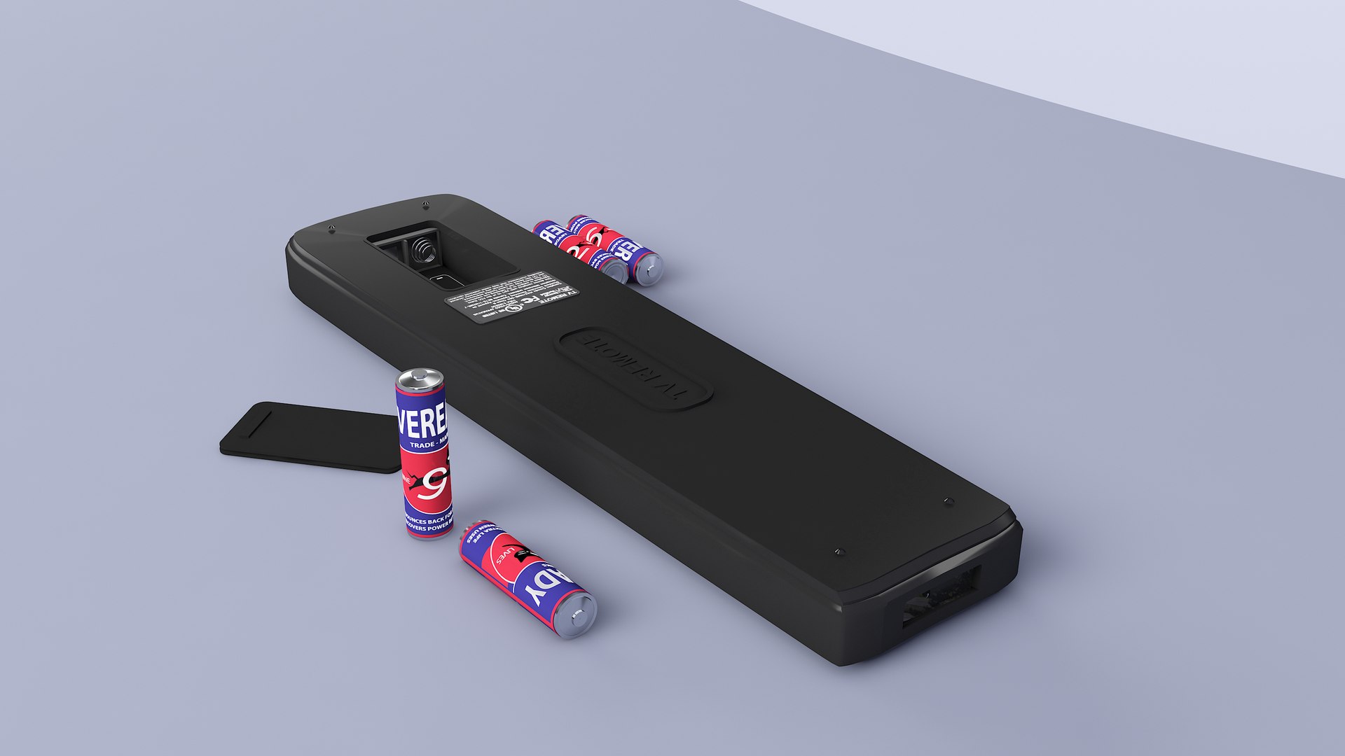 Remote Control Battrey 3D Model - TurboSquid 1461065