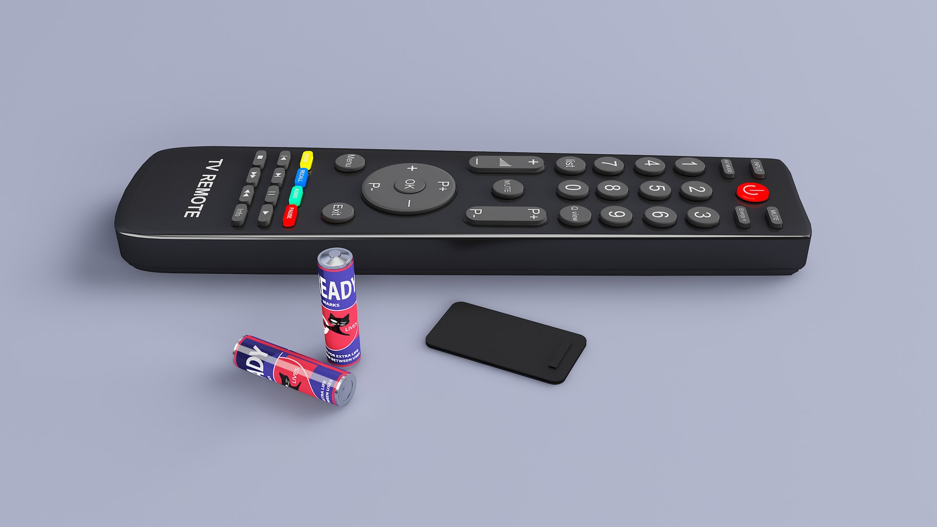 Remote Control Battrey 3D Model - TurboSquid 1461065