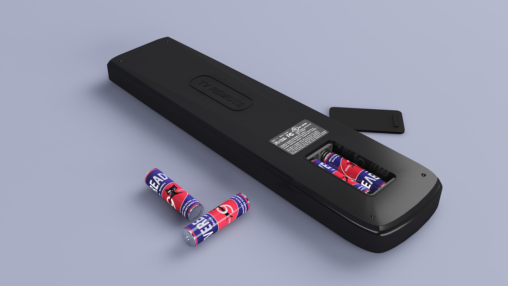 Remote Control Battrey 3D Model - TurboSquid 1461065