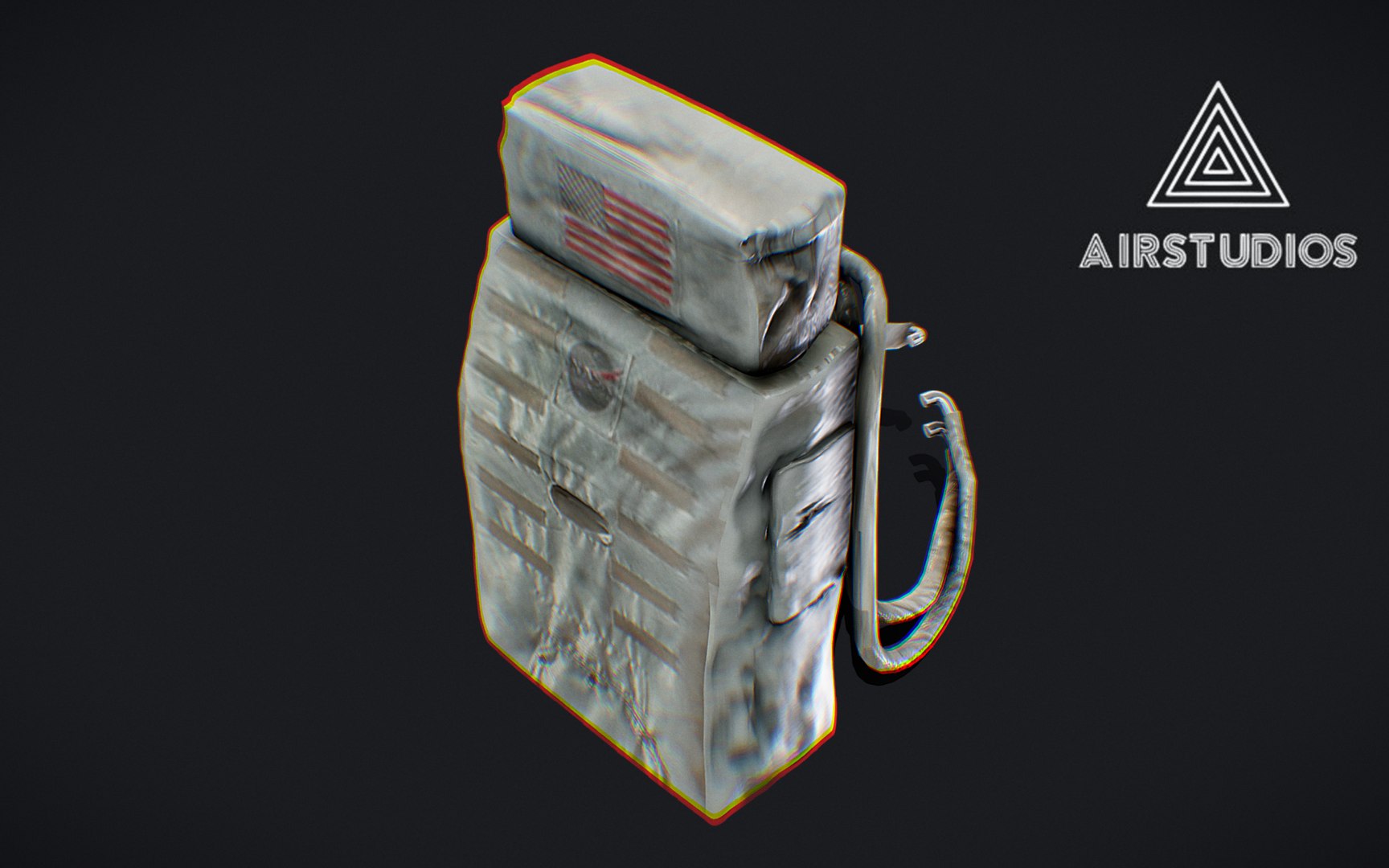 3D Space Suit Astronaut Backpack model - TurboSquid 1887269