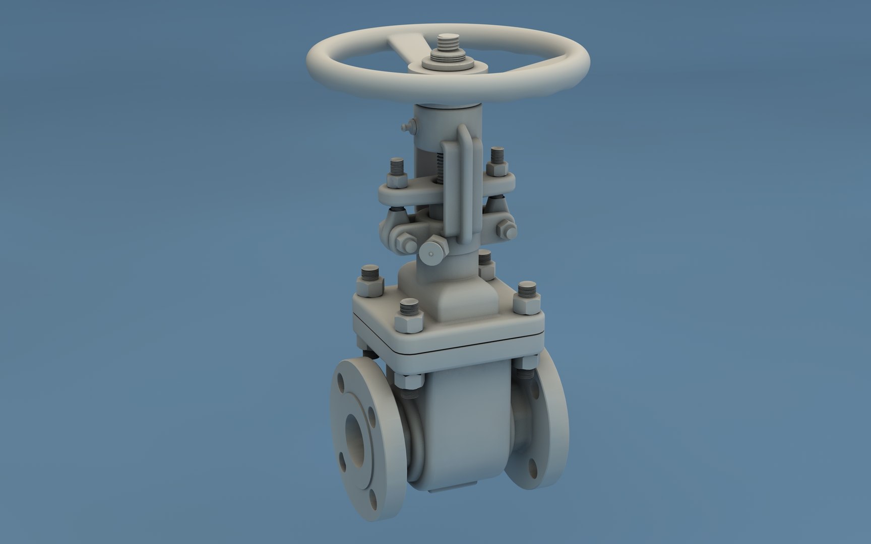 3d model of gate valve